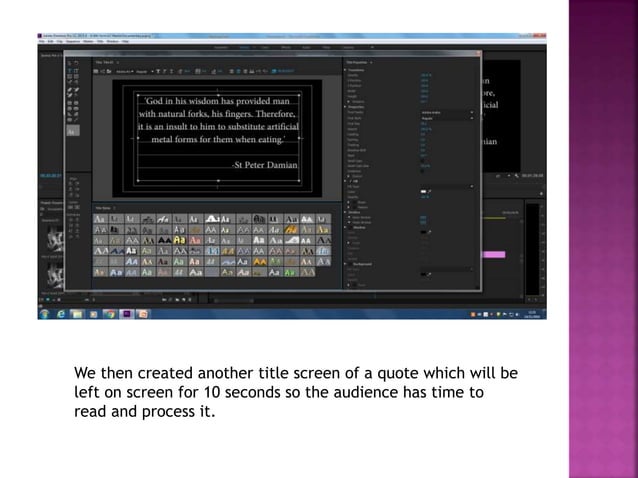Editing screenshots for documentary | PPTX | Video Production | Content ...