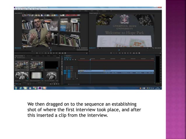 Editing screenshots for documentary | PPTX | Video Production | Content ...