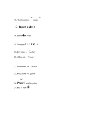 Editing symbols pm | PDF