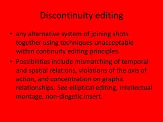 Editing techniques | PPT