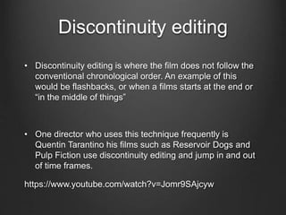 Editing techniques | PPTX