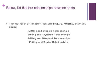 Editing Techniques | PPT