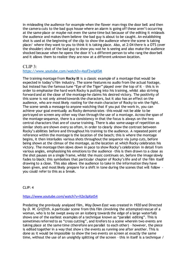 Editing techniques | DOCX