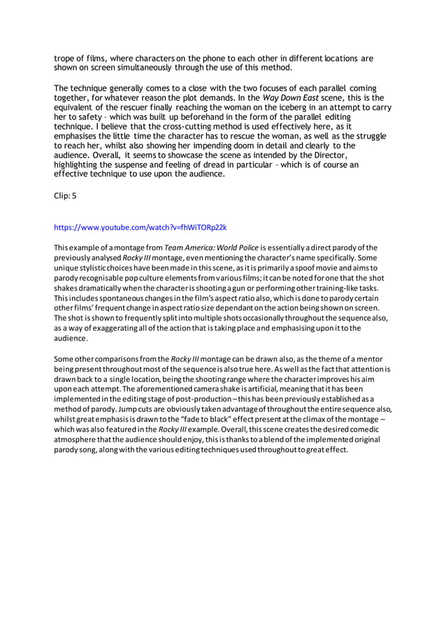 Editing techniques | DOCX