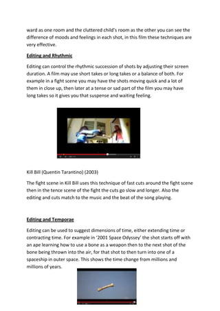 Editing techniques | PDF