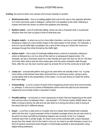 Editing terms | PDF