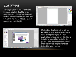 Editing the film poster | PPTX