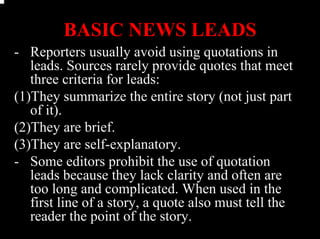 Editing the story | PDF