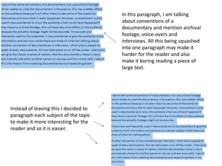 Editing th review of documentary draft | PPT