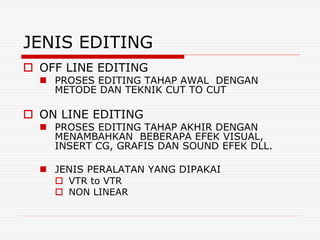 Editing video | PPSX