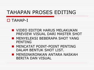 Editing video | PPSX