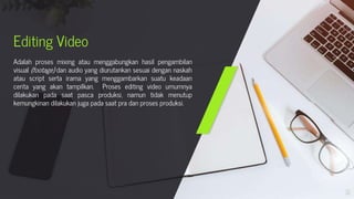 Materi Teknik Editing video | PPTX
