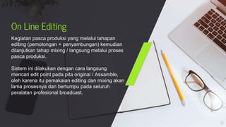 Materi Teknik Editing video | PPTX