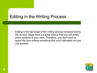 Editing | PPT