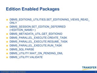 Edition based redefinition joords | PPT
