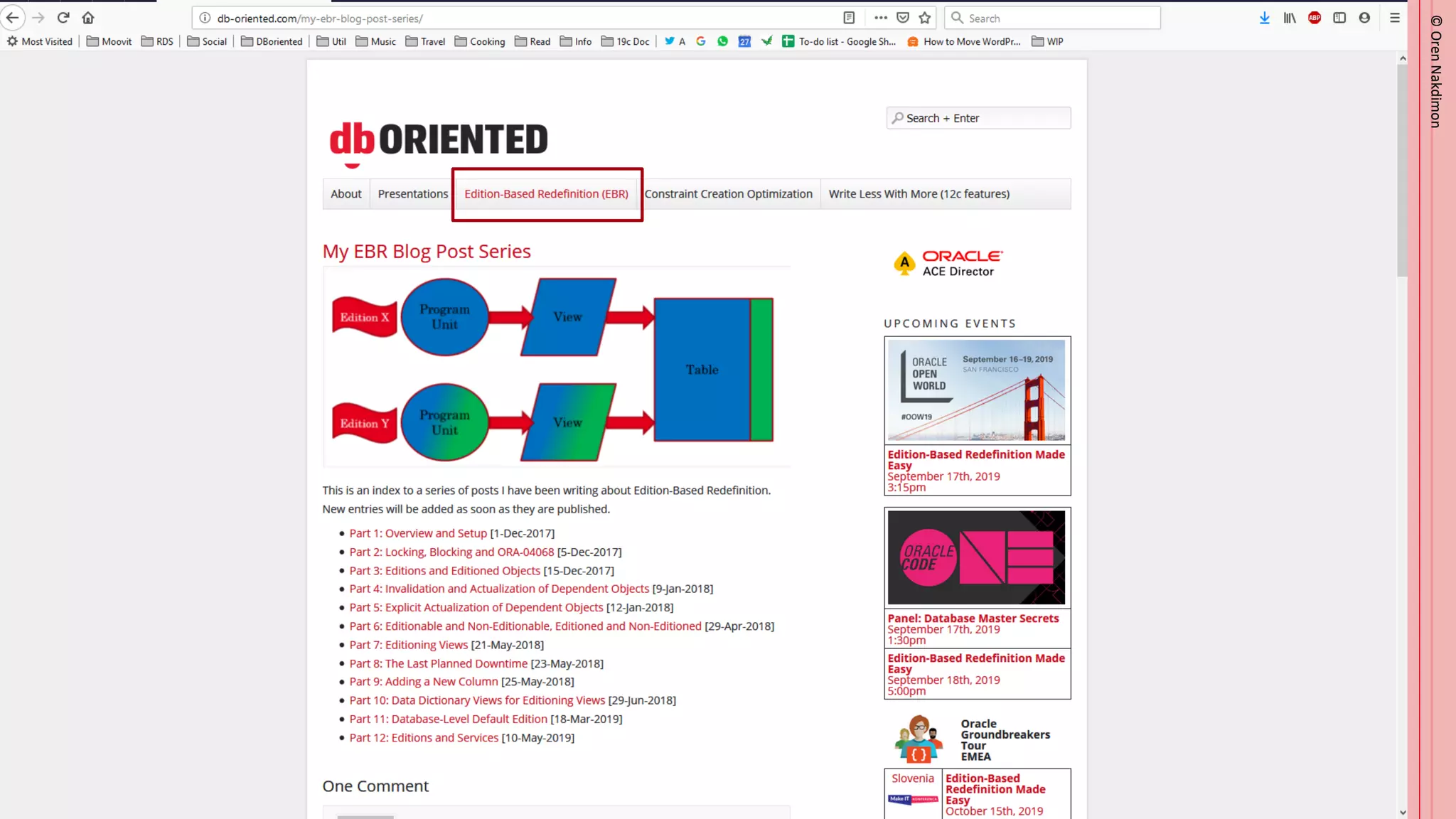 Edition Based Redefinition Made Easy - Oren Nakdimon | PPT | Free Download