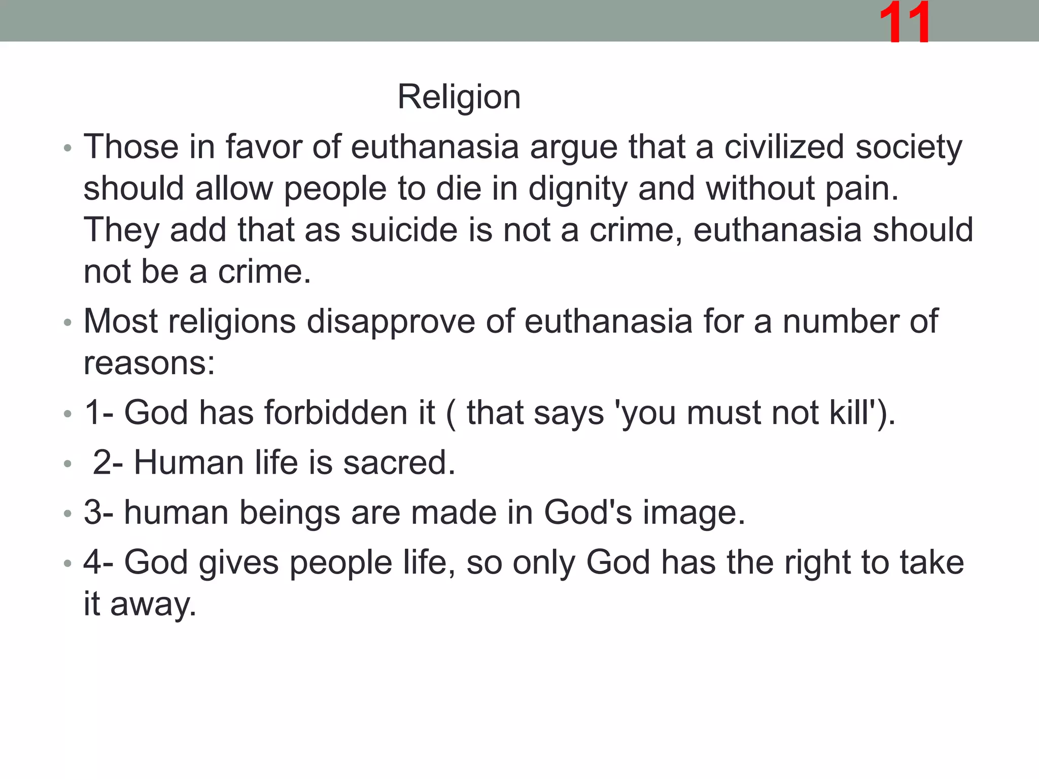 Bioethical Issue-EUTHANASIA | PPTX