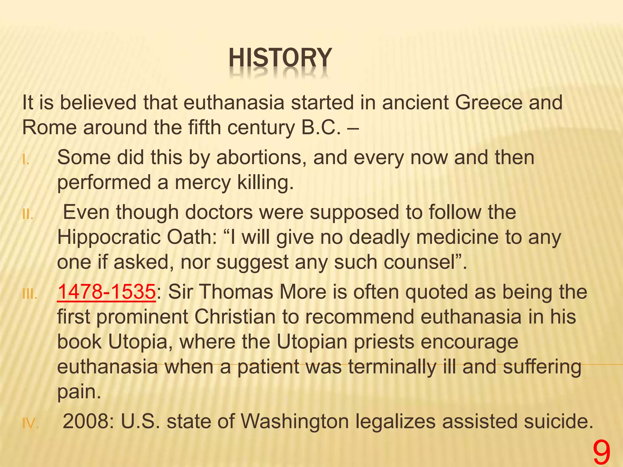 Bioethical Issue-EUTHANASIA | PPTX