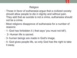 Bioethical Issue-EUTHANASIA | PPTX