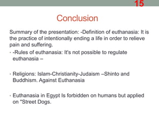Bioethical Issue-EUTHANASIA | PPTX