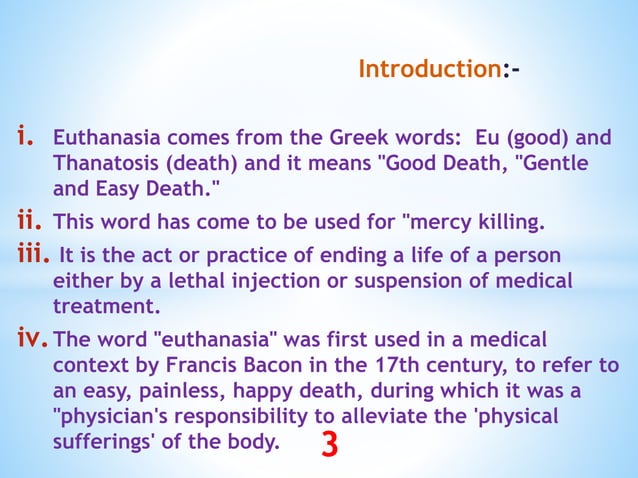Bioethical Issue-EUTHANASIA | PPTX