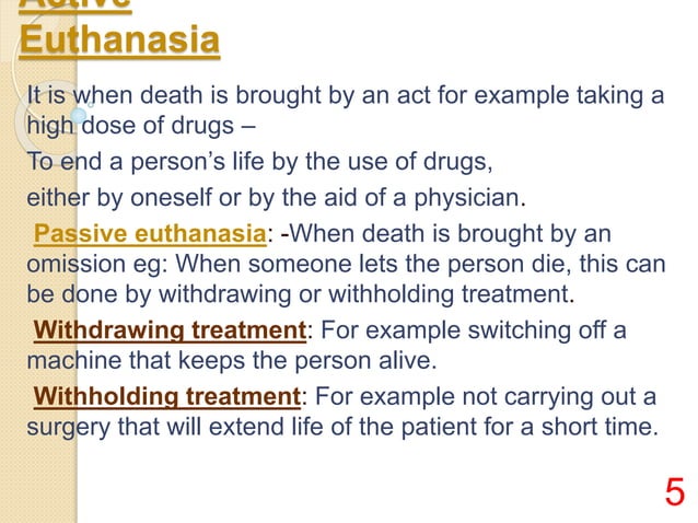 Bioethical Issue-EUTHANASIA | PPTX