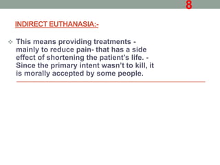 Bioethical Issue-EUTHANASIA | PPTX