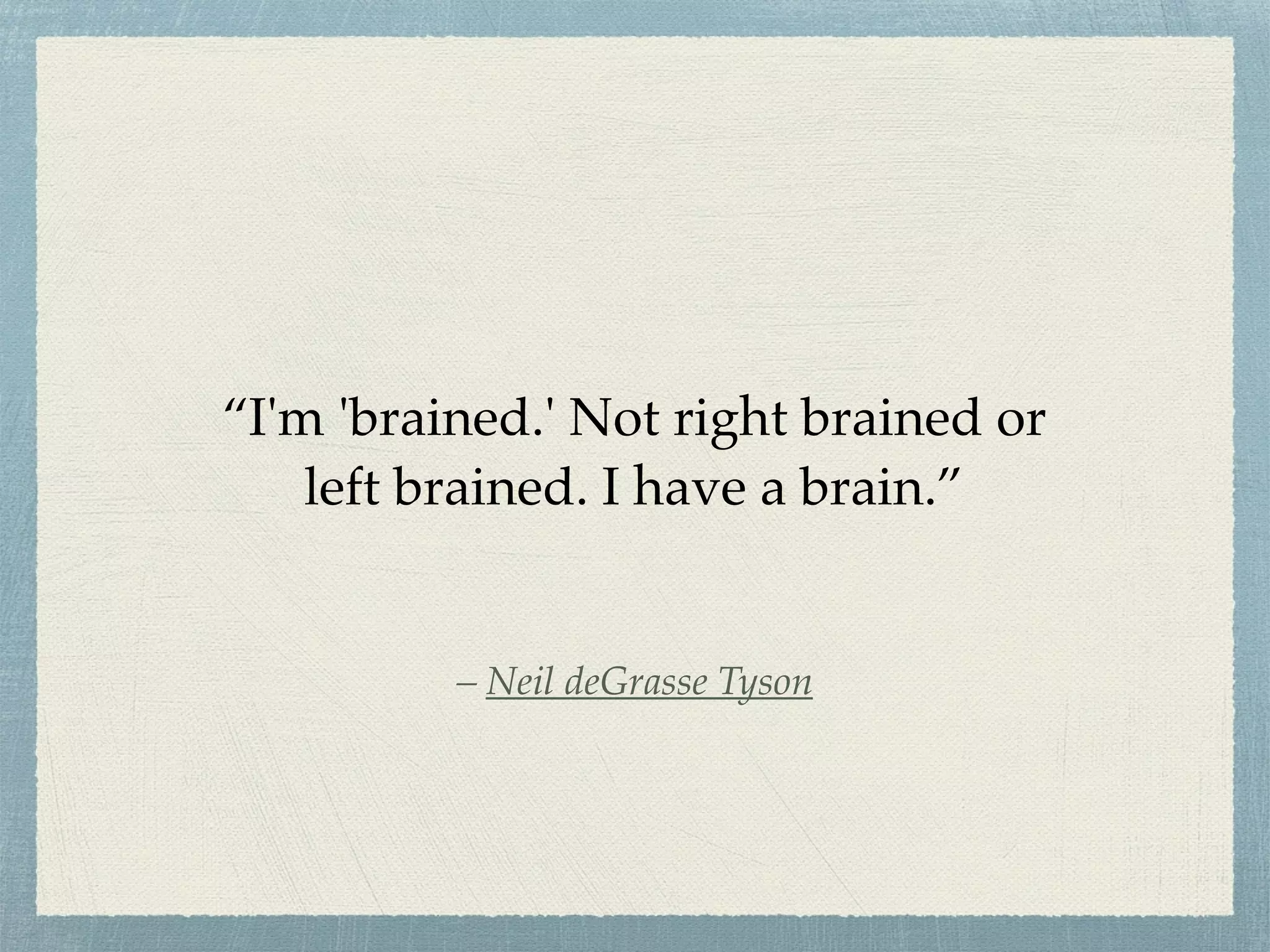 Dave Rocker: Neuromyths: Misunderstandings About The Brain | PDF