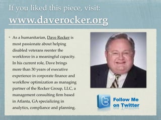 Dave Rocker: Neuromyths: Misunderstandings About The Brain | PDF