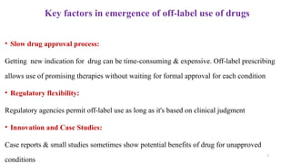 edit offlabeluse When a drug is used in a way that is different from ...
