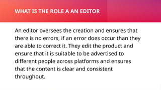 editor animation advertising industry 22 | PPTX