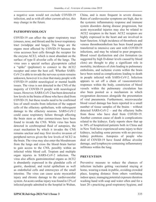 A Review of Coronavirus Disease-2019 IJPSCR | PDF