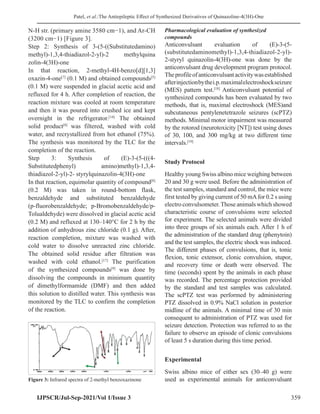 The Antiepileptic Effect of Synthesized Derivatives of Quinazoline-4(3H)-One | PDF