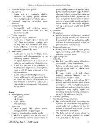 Design, Development, and Evaluation of Nsaid Drug in Soft gel Dosage ...