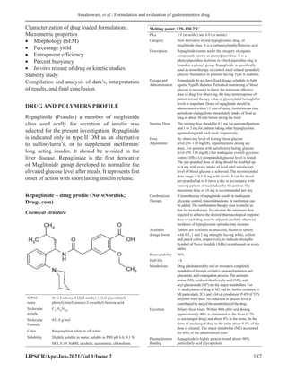 Formulation and Evaluation of Gastroretentive Drug Delivery System of ...
