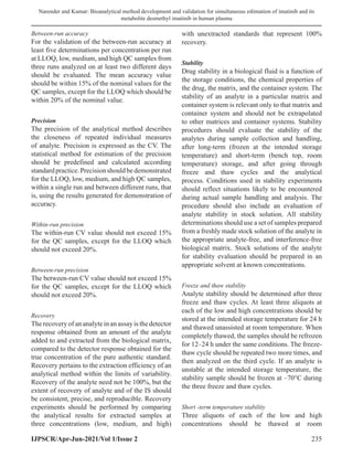 Bioanalytical Method Development and Validation for Simultaneous Estimation of Imatinib and Its ...