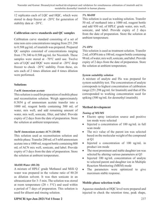 Bioanalytical Method Development and Validation for Simultaneous Estimation of Imatinib and Its ...