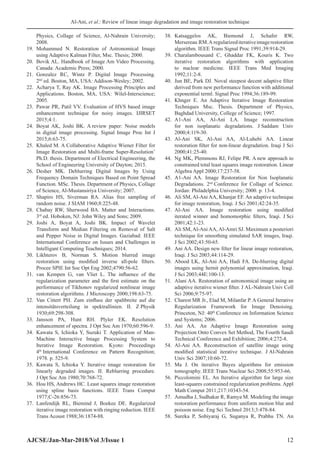 Review of Linear Image Degradation and Image Restoration Technique | PDF | Photo Editing ...