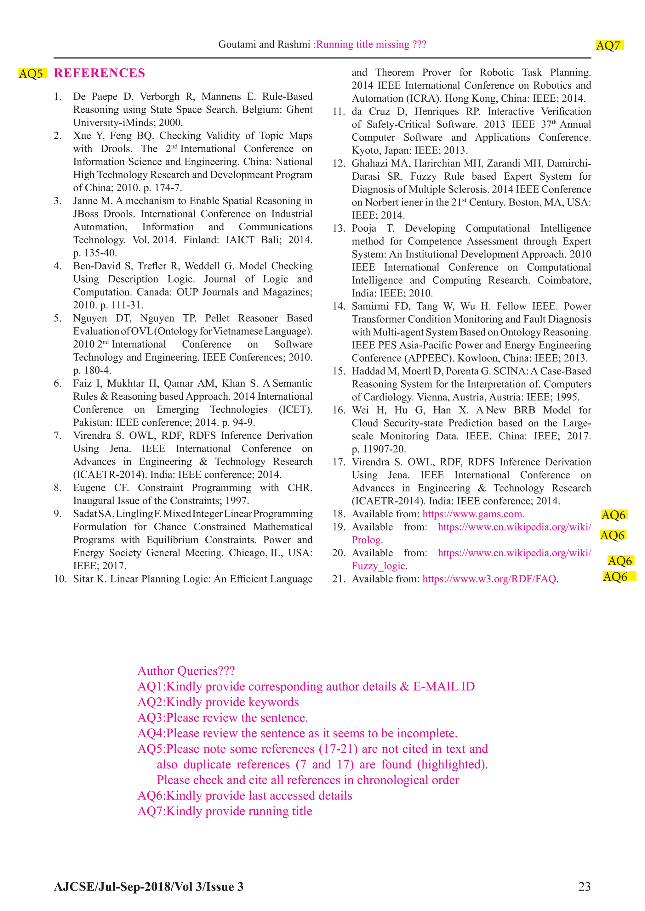 A Review on Reasoning System, Types, and Tools and Need for Hybrid ...