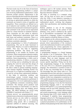 A Review on Reasoning System, Types, and Tools and Need for Hybrid Reasoning | PDF