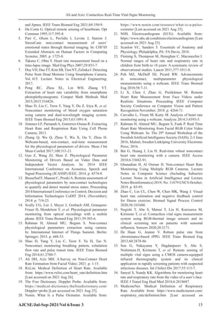 Contactless Real-Time Vital Signs Monitoring Using a Webcam | PDF