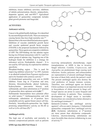 Quinazoline and its diverse array of therapeutic application:A review | PDF
