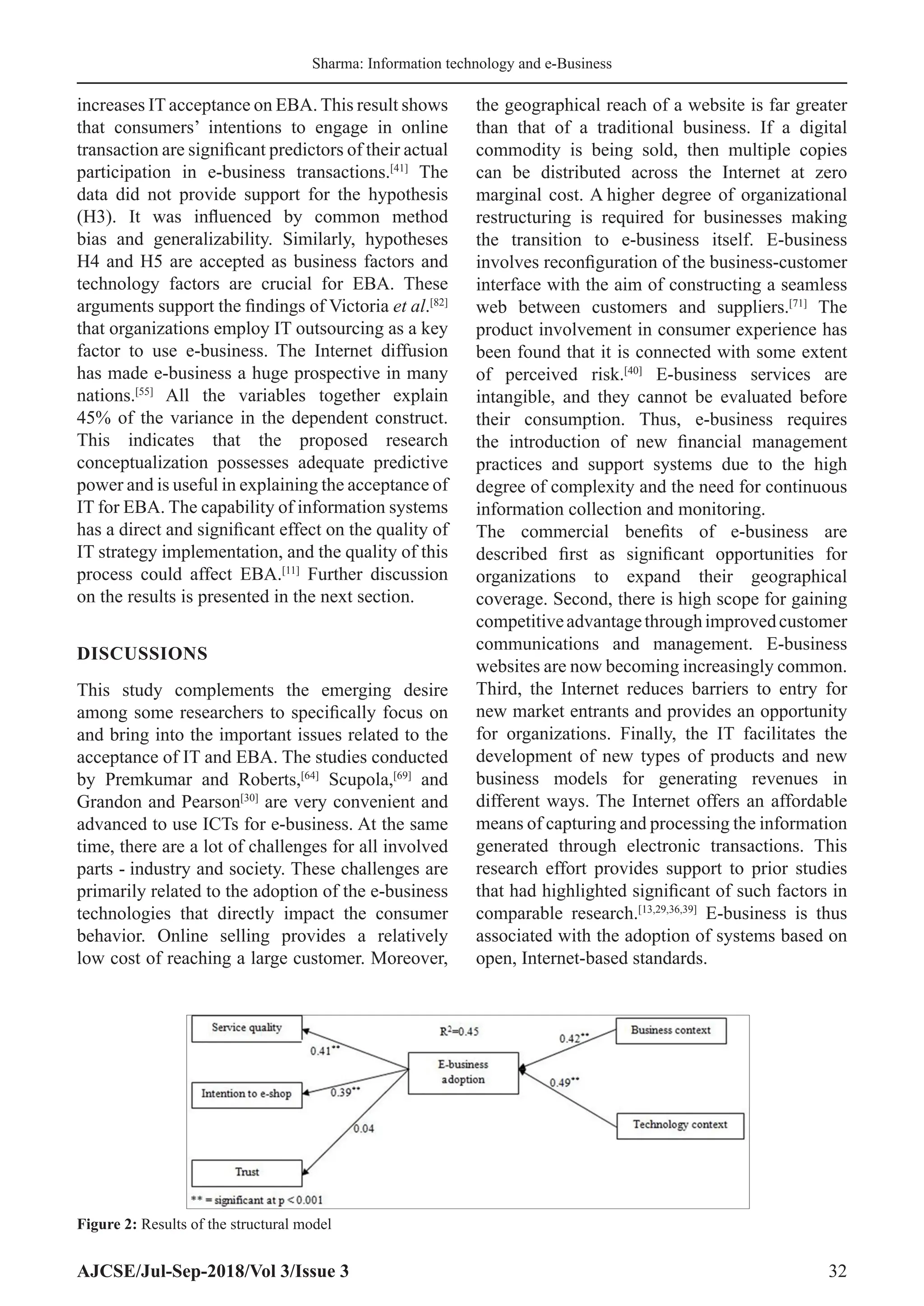 Information Technology Acceptance and E-business Adoption in Organizations | PDF