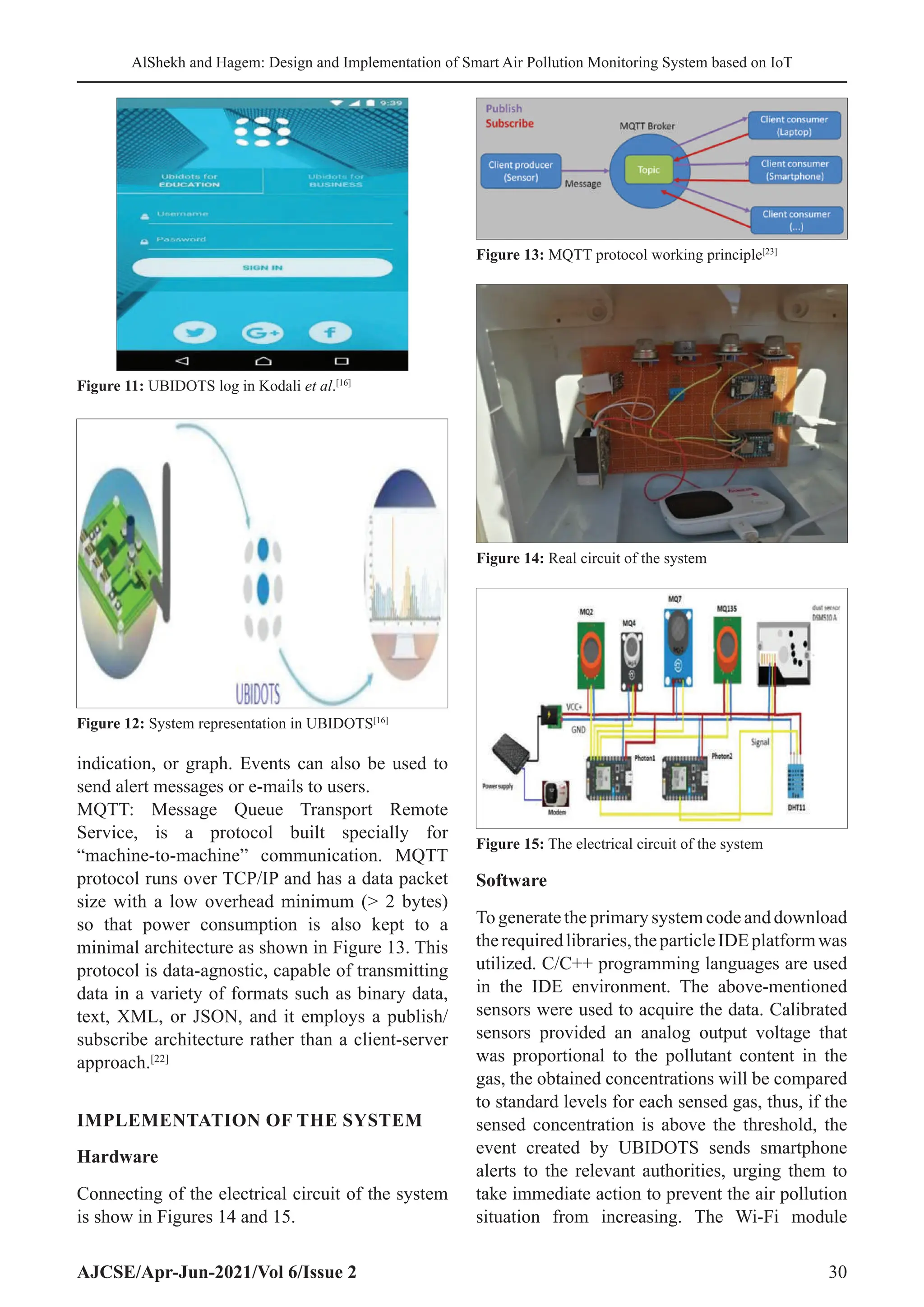 Design and Implementation of Smart Air Pollution Monitoring System Based on Internet of Things | PDF