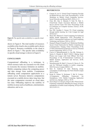 Optimizing Using the Offloading Technique and Dynamic Computation in the Mobile Cloud Computing ...