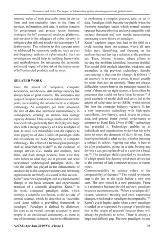 The Impact of Information System (Internet of Things) on Management and Globalization | PDF