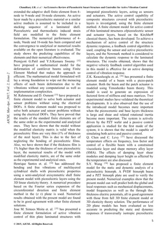 An Extensive Review of Piezoelectric Smart Structure and Controller for Active Vibration Control ...