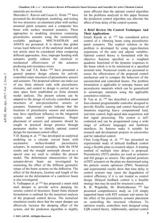 An Extensive Review of Piezoelectric Smart Structure and Controller for ...
