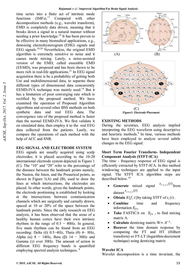 Improved Algorithm for Brain Signal Analysis | PDF