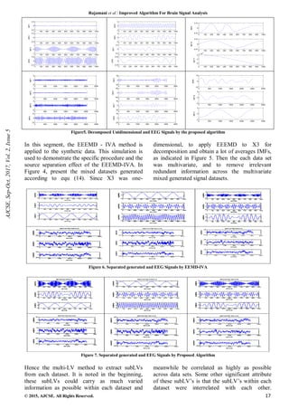 Improved Algorithm for Brain Signal Analysis | PDF